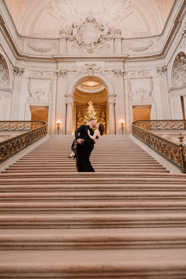 An Elegant SF City Hall Engagement | San Francisco City Hall ...